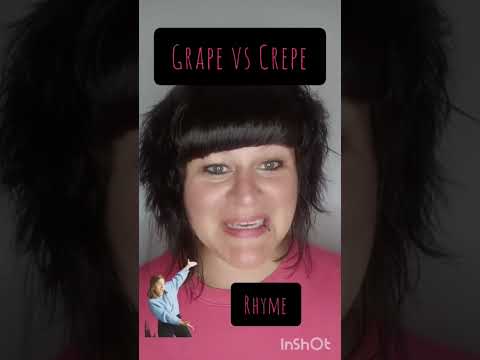 Pronunciation: Grape vs Crepe