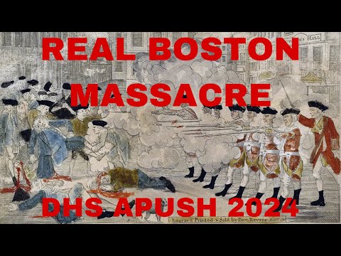 *RARE* ¡Real footage of the Boston Massacre! APUSH
