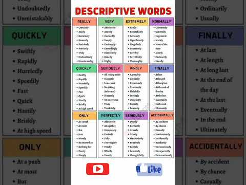 descriptive words #shorts #viral #trending #learnenglish
