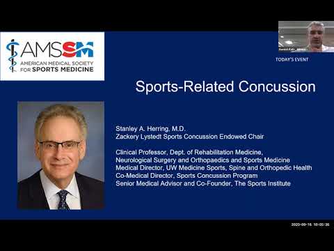 Youth Sports Concussions | National Fellow Online Lecture Series