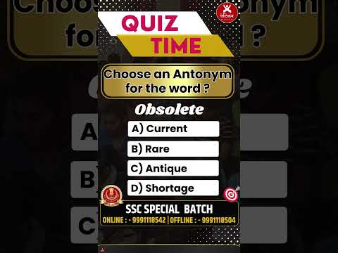 Can You Guess the Antonym ?