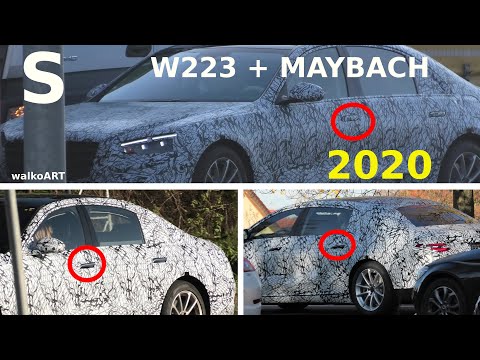 2021 Mercedes-Benz S-Class W223 Strips Camo Off its Hidden Door Handles ...