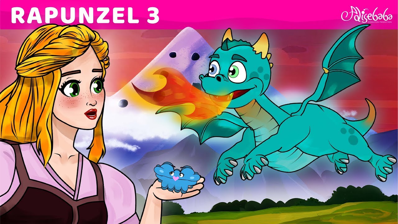 Rapunzel Series Episode 3 - Baby Dragon - Fairy Tales and Bedtime Stories For Kids in English