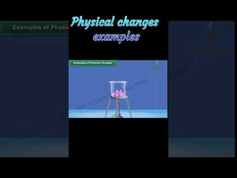 physical changes examples #shorts #animation #education