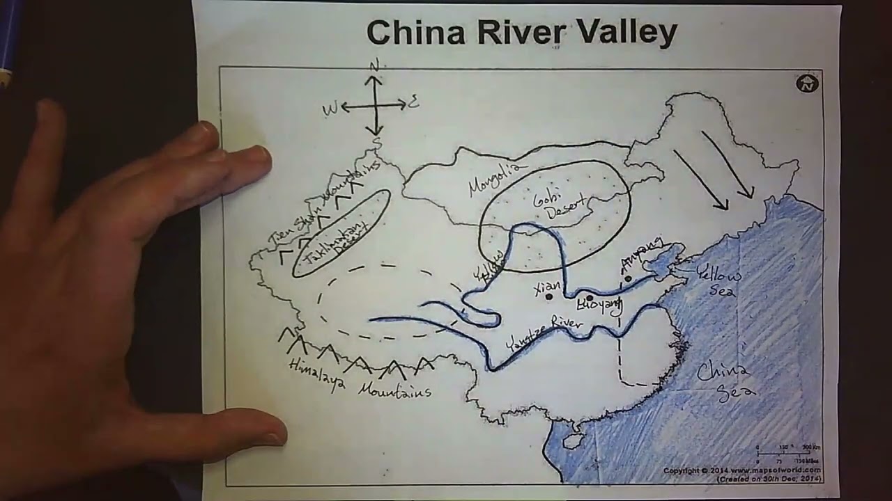 Ancient China Map