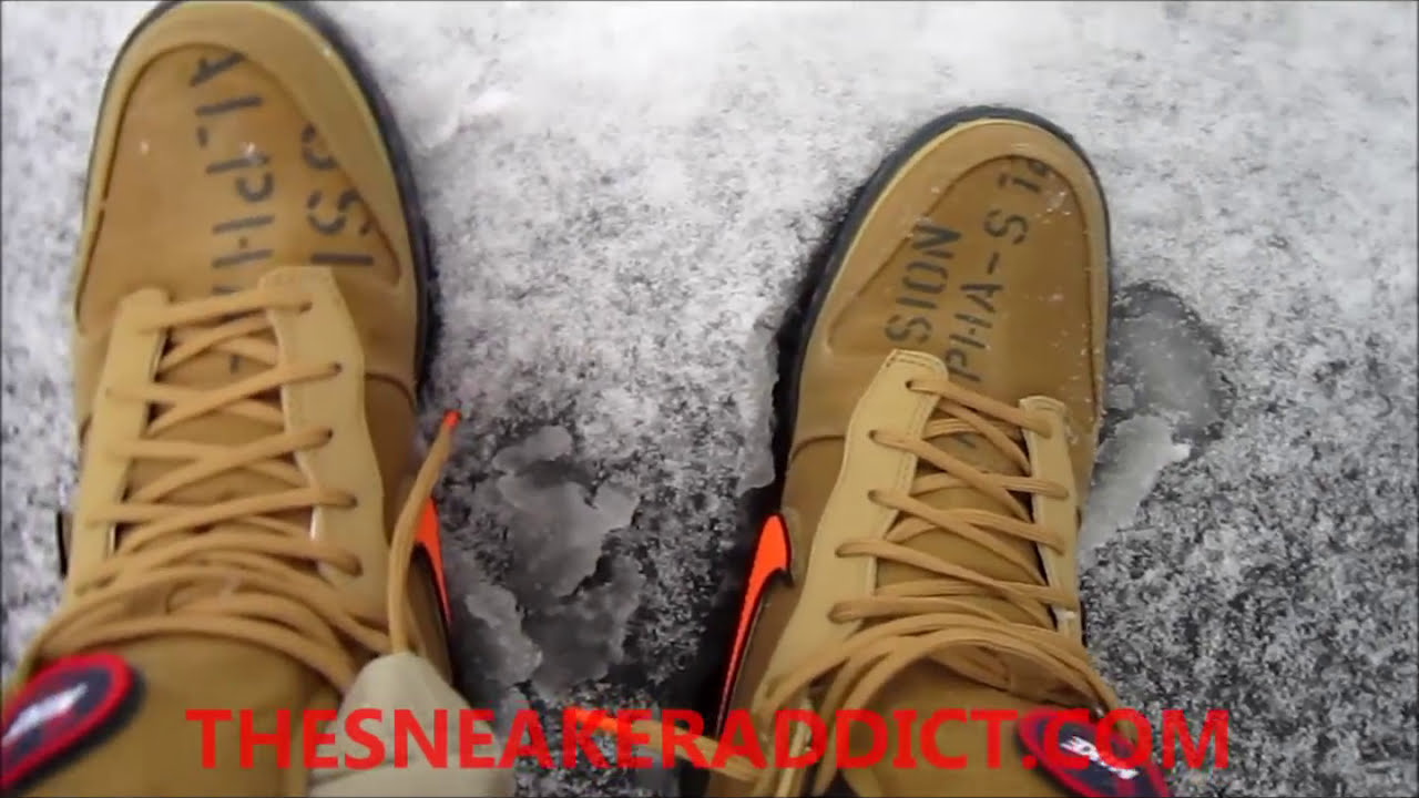 Nike Galaxy Dunk High AllStar QS NRG Wheat Sneaker Review  On Feet