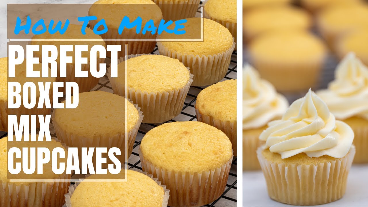 How to Make Perfect Cupcakes From A Box | Boxed Cupcakes Hacks