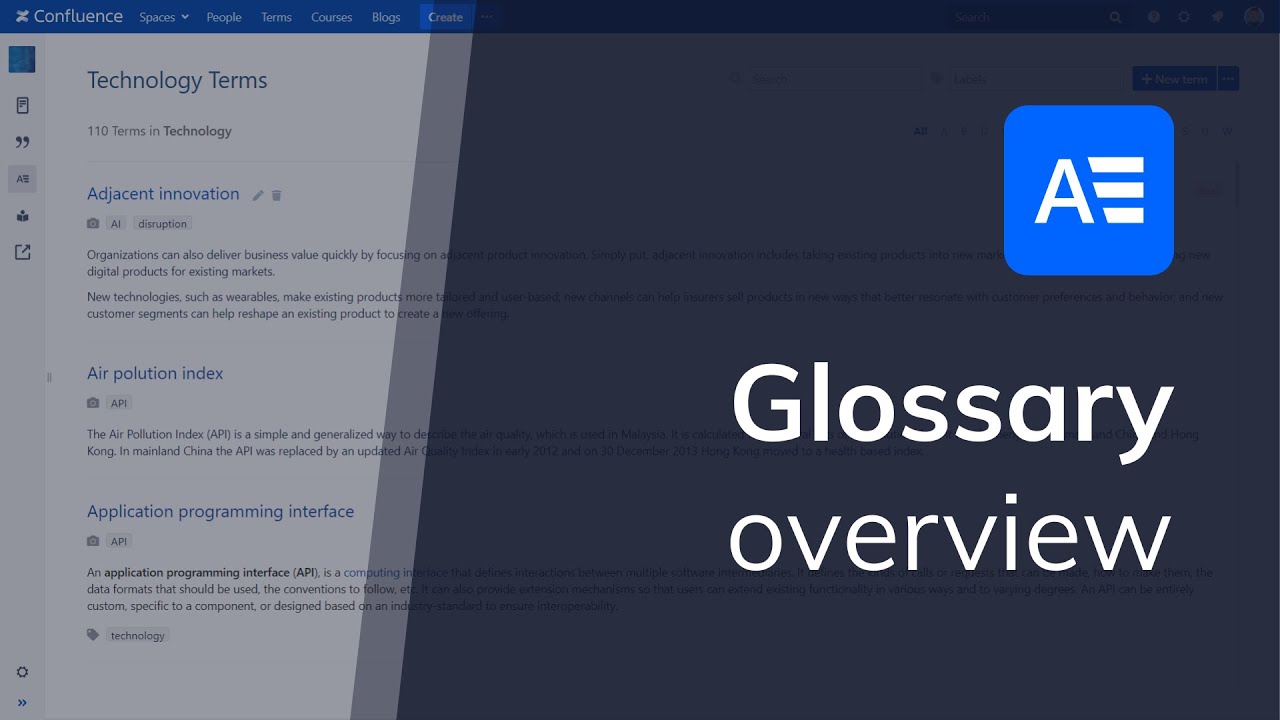 Glossary Overview