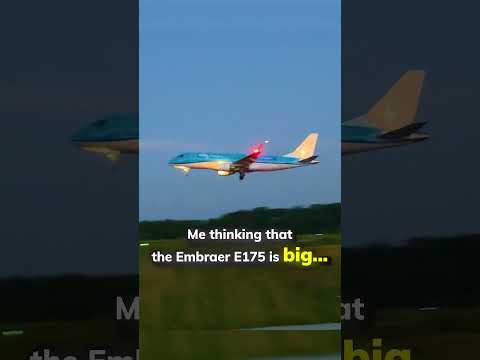 Embraer E175 VS Boeing 747 Size Comparison