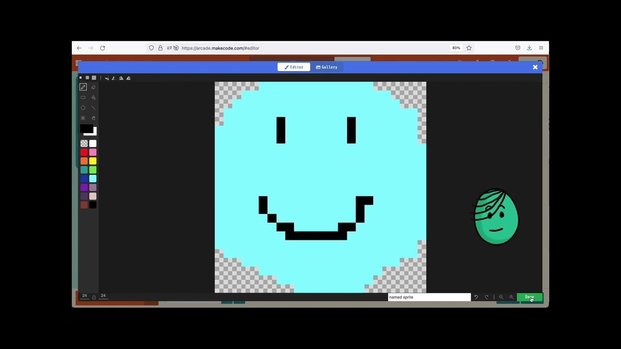 Setting Up Sprites in MakeCode Arcade