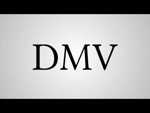 What Does "DMV" Stand For?