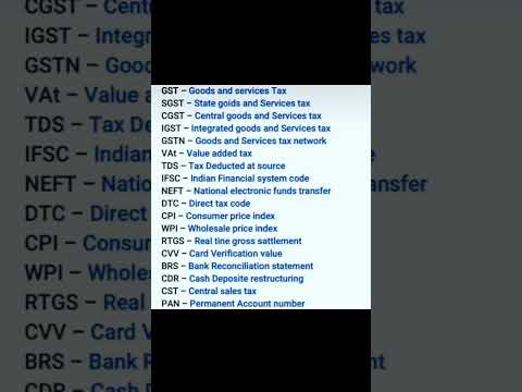 Important full form of ,GST,Sgst,cgst,IGST,@Esha-cv4hm