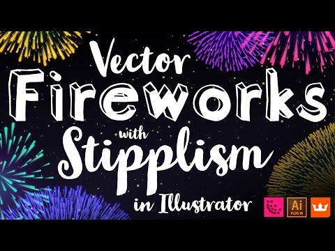 Scalable Vector Fireworks in Illustrator | STIPPLISM