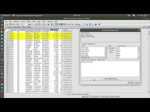 Towards gvSIG 2.5: Virtual fields | gvSIG blog