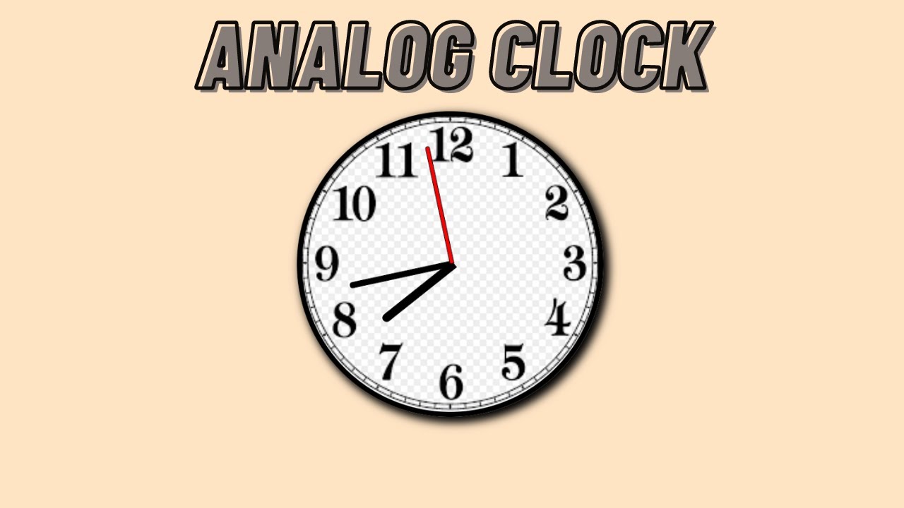 How to Create Simple Analog Clock using JavaScript 2021 | JavaScript Tutorials | Tutorials Dev