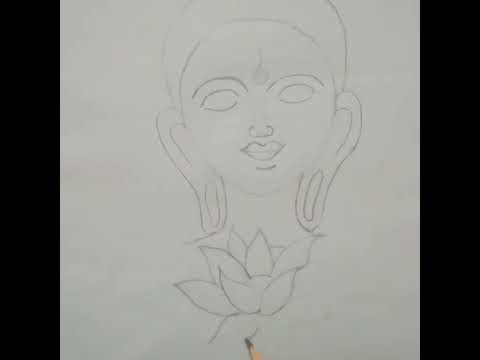 #Buddha pencil painting 📝🎨🖌️ #ad #like #subscribe #comment #365 #027