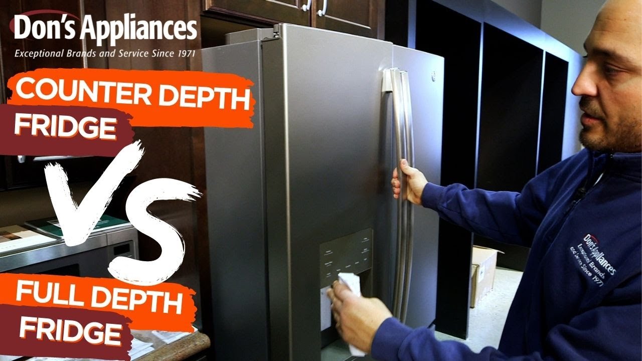Counter Depth Refrigerator VS Standard | Refrigerator Styles