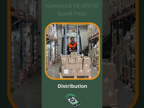 Kenwood TK-3701D Quad Pack: Digital Radios for Teams #pushtotalk #walkietalkies