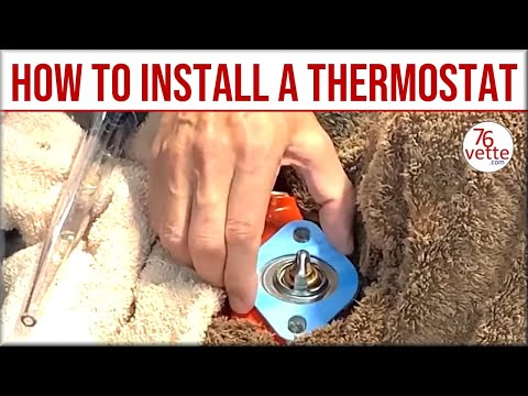 How to INSTALL a Chevy 350 THERMOSTAT