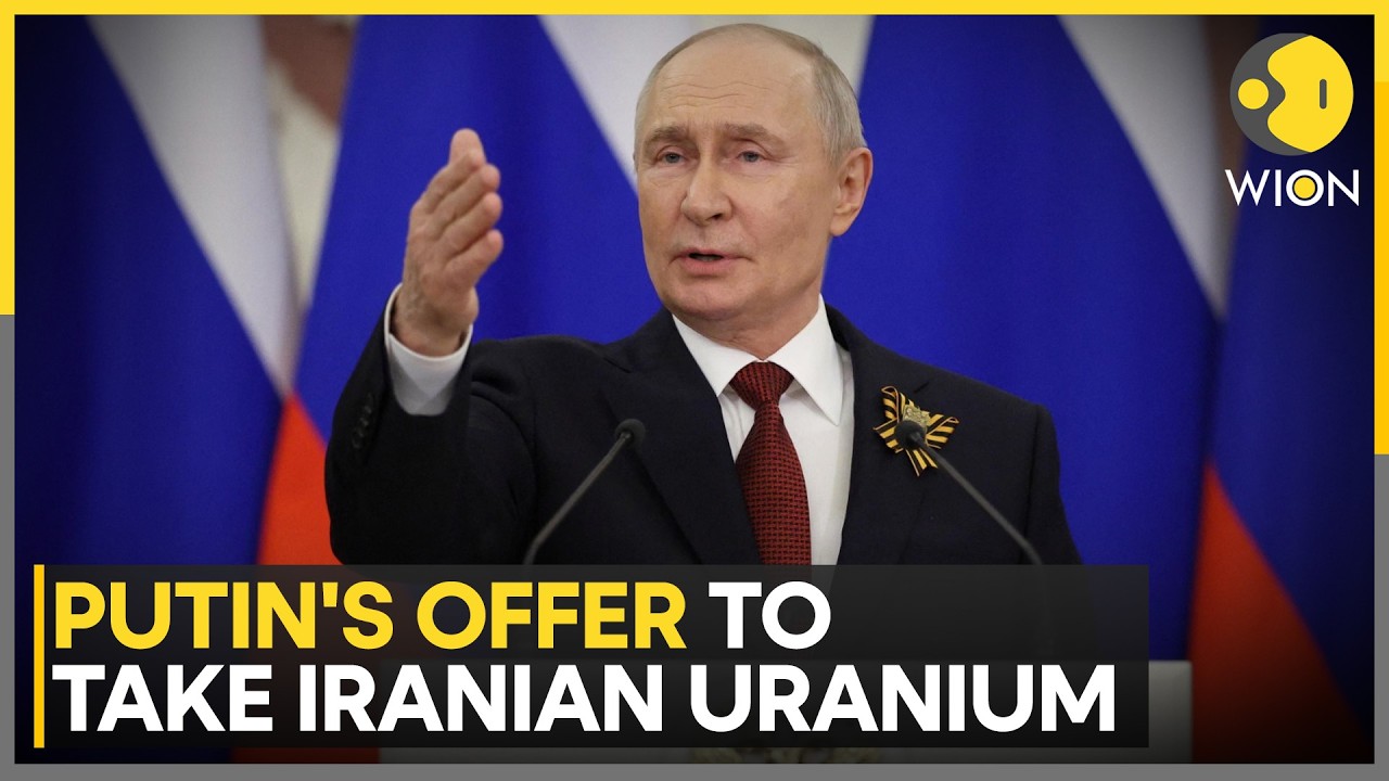 Putin Proposes To Take Iranian Uranium; Says Russia Wants To Reduce Iran-US Tensions | WION News