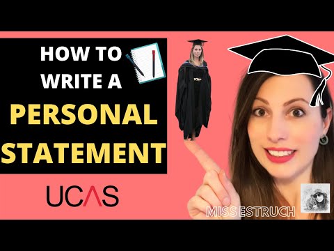 How to write a PERSONAL STATEMENT: Template for UCAS personal statement for Biology, Medicine & more