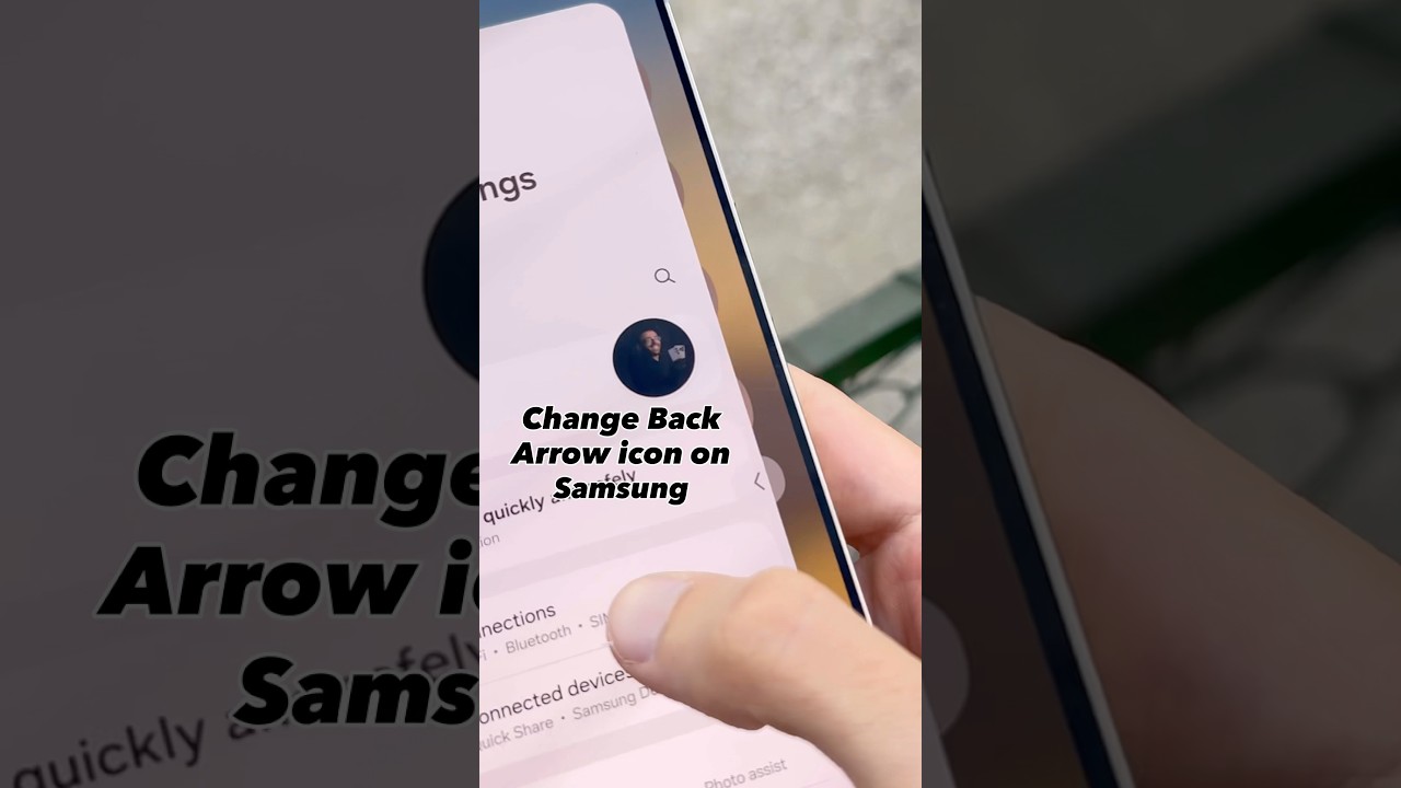 Change Back Arrow icon on Samsung
