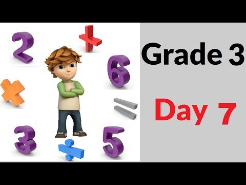 GRADE 3 Math Worksheet DAY 7
