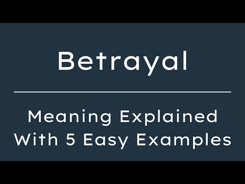 What Does Betrayal Mean? Betrayal Meaning in English With 5 Example Sentences