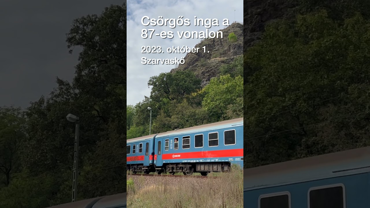 Csörgő a 87-es vonalon #máv #railway #vasút
