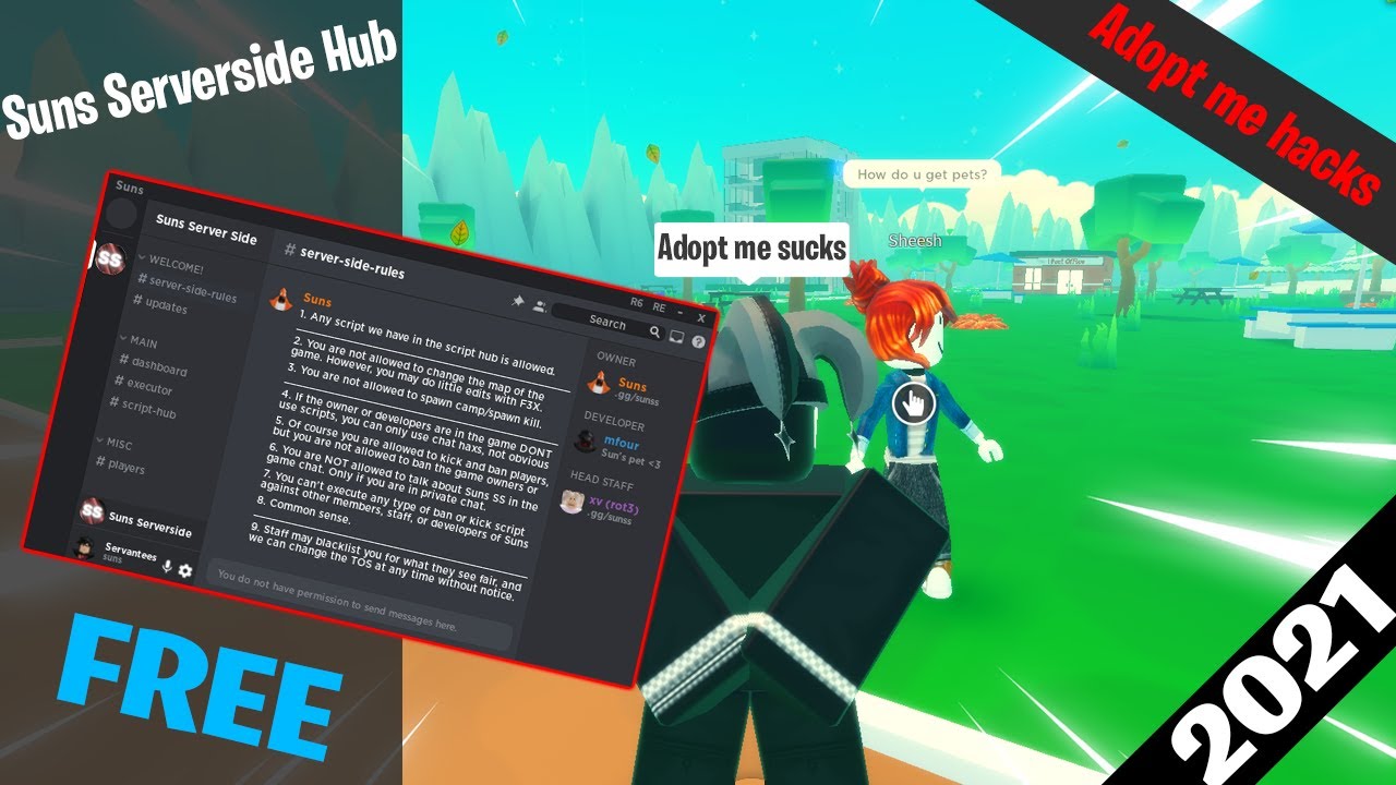 Roblox Serverside Script Showcase Suns Hub [OP]