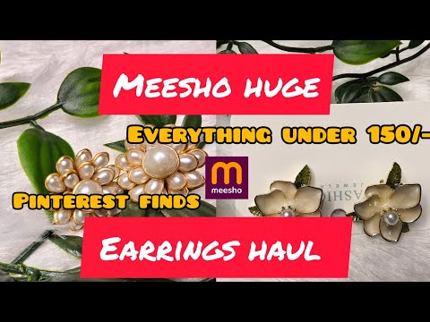 Latest Meesho Earrings Haul |Trending Meesho jewellery review|Meesho collection 2025 #viral#trending
