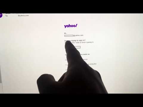 Yahoo Email says that I'm trying to log in from another Country. Can't tell if it's official or not?