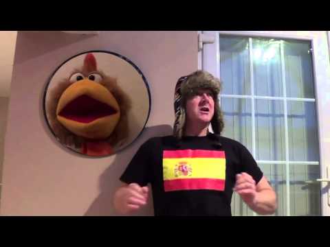 Easy Spanish Lesson teaching numbers 1 - 10 in Funny Muisc Video