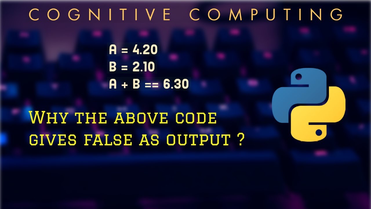 Python Numbers || In Detail || Cognitive Computing