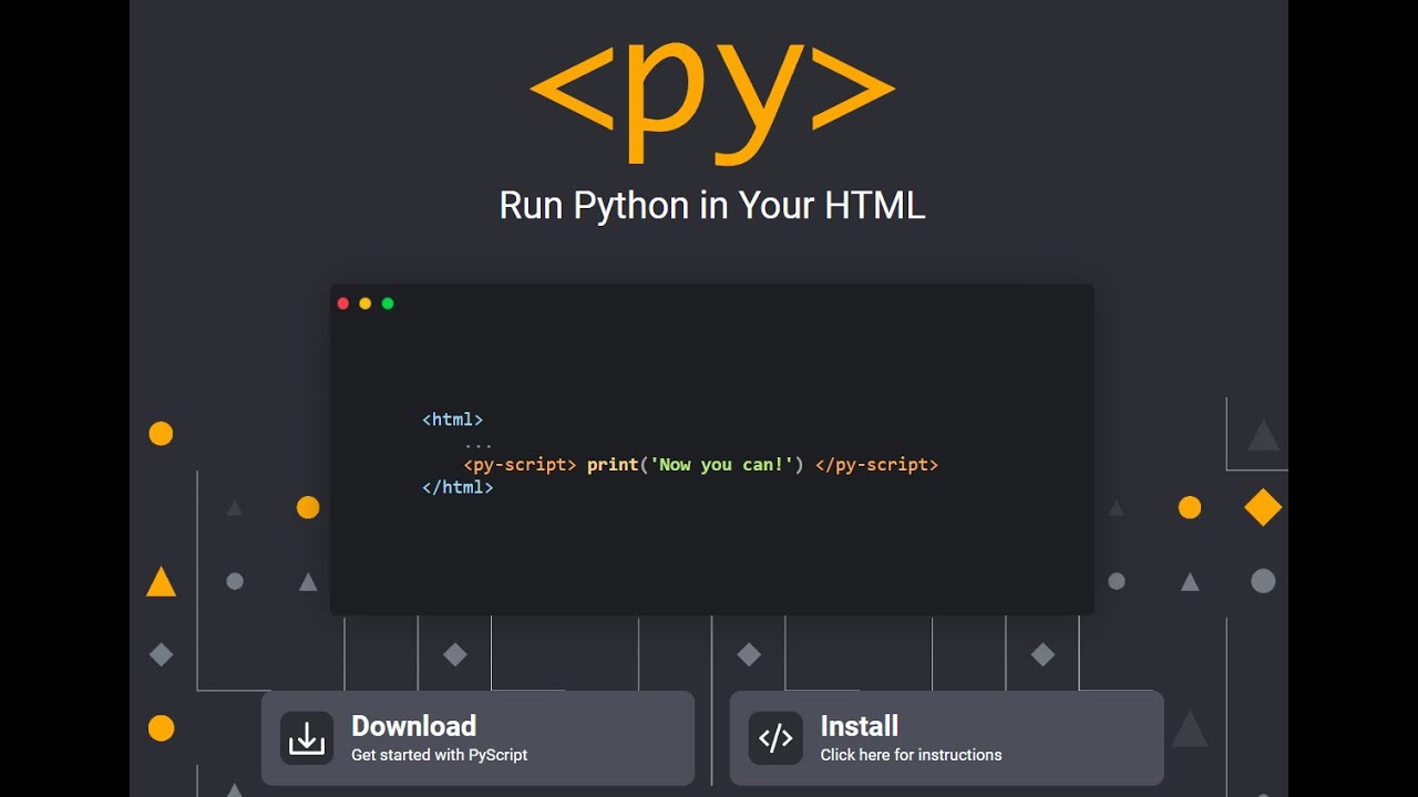 Streamlining Machine Learning: Running Code with PyScript | Python Tutorial