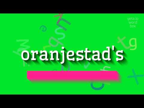 How to say "oranjestad's"! (High Quality Voices)