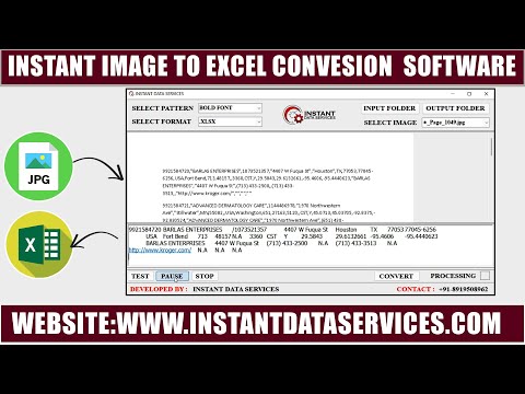 How to Download Image to Excel Converter Software | Excel Conversion