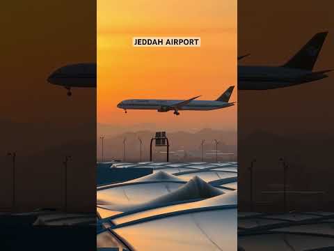 SAUDIA airlines landing view | Jeddah airport | #saudiairlines #jeddahairport #saudiarabia #shorts