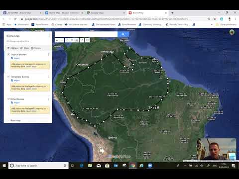 Biome Map - Basic Introduction to GIS Using Google Maps