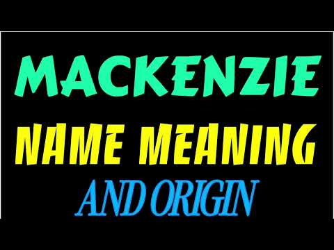What does the name MACKENZIE mean | MACKENZIE meaning in english | Meaning of name MACKENZIE