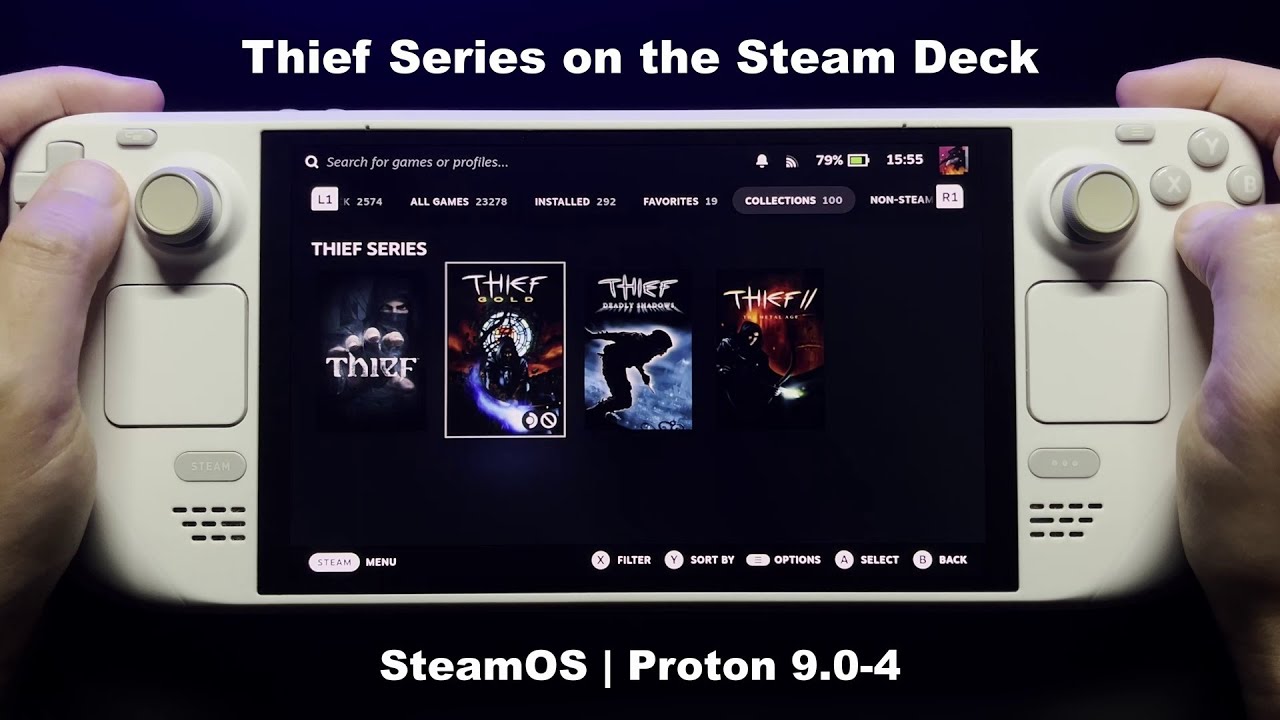 Thief Series on the Steam Deck | Unofficial Patches