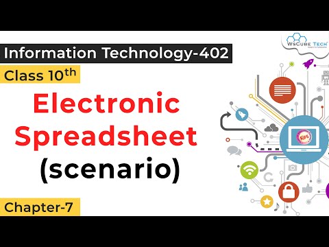 Electronic Spreadsheet scenario | Information Technology 402