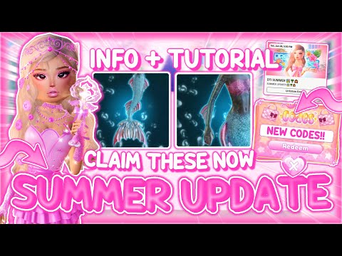 *NEW CODES!!* How to get the NEW SET + Info about the DRESS TO IMPRESS SUMMER UPDATE! | Roblox