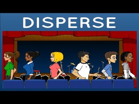 Disperse Meaning 3