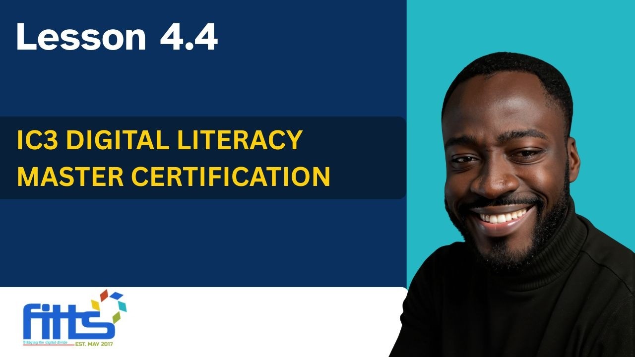 IC3 GS6 Lesson 4.4: Preparing to Print : Print Settings, Preview & PDF Explained