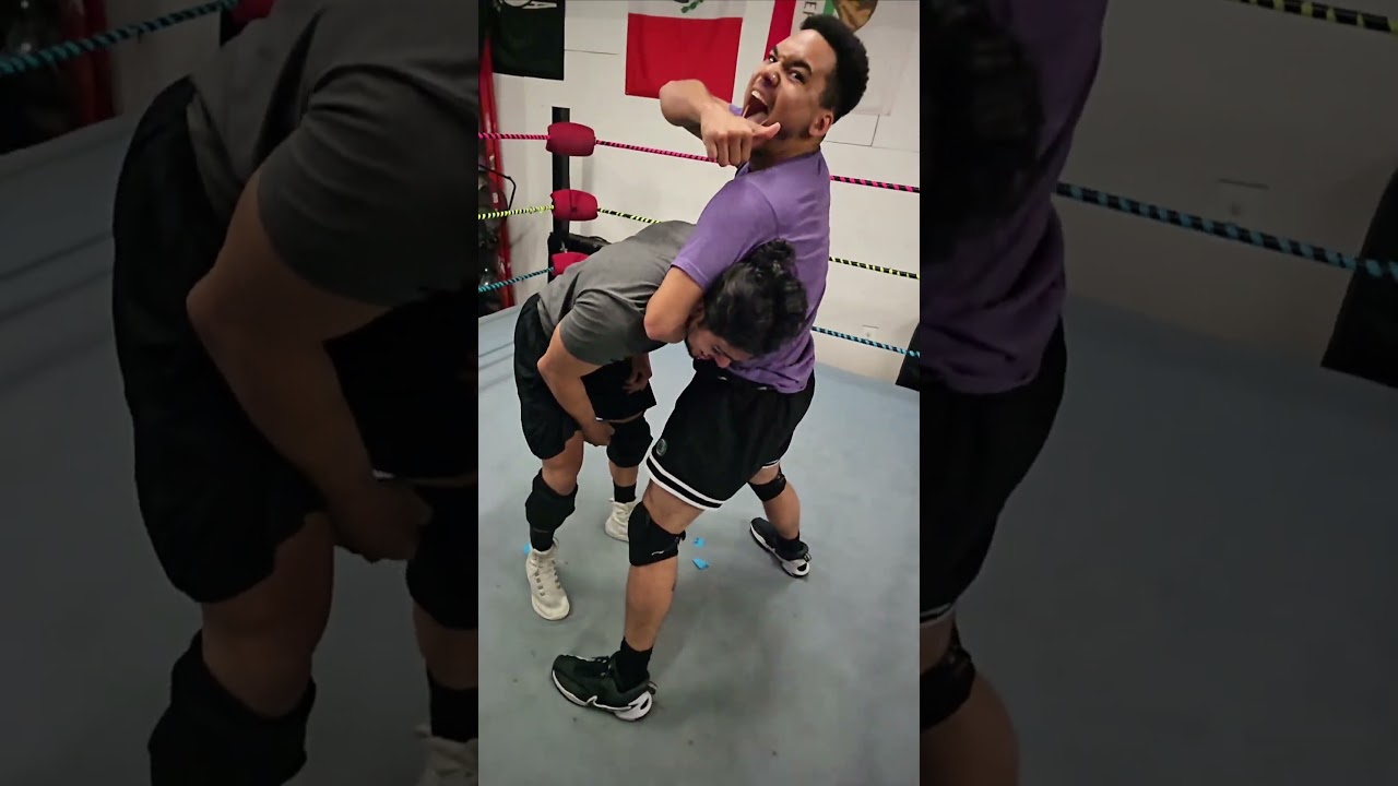 Suplex Cutter by DJ#SantinoBros #ProWrestlingLosAngeles #ProWrestlingSchool #ProWrestlingTraining
