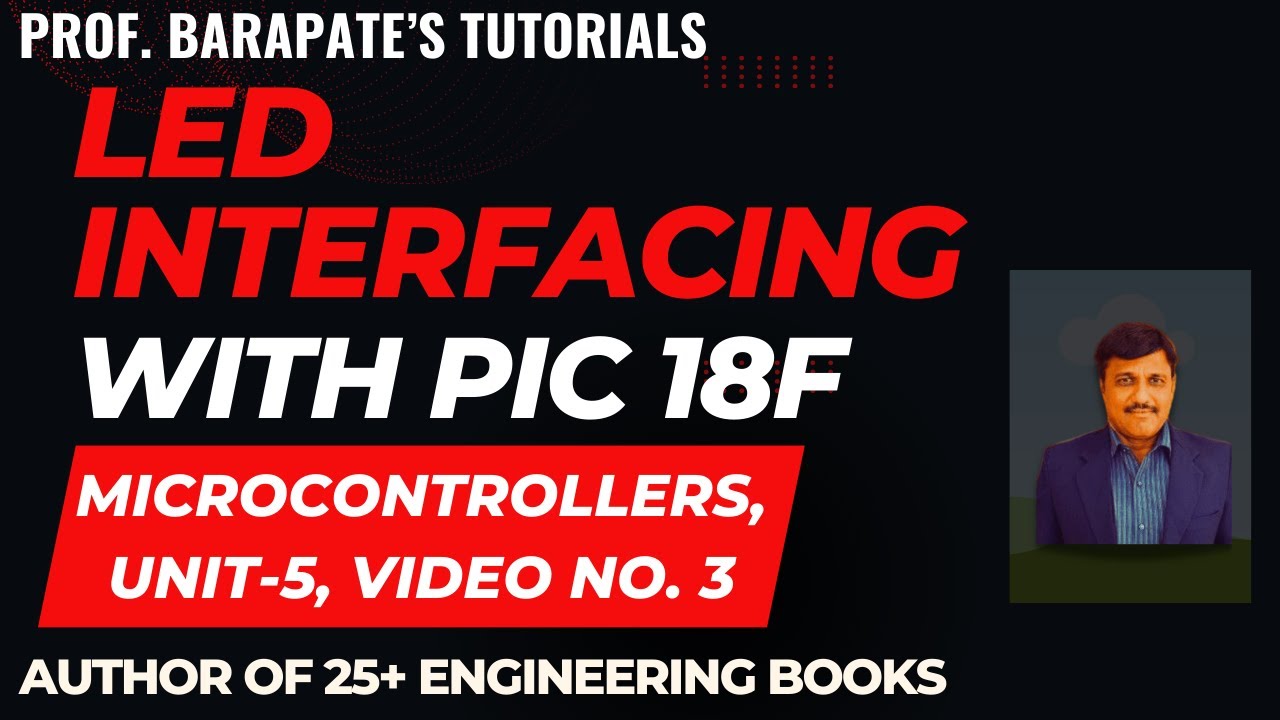 LED INTERFACING WITH PIC 18F