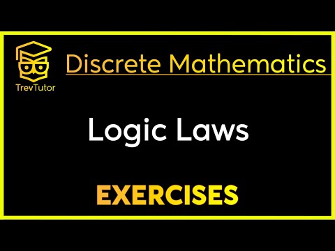 [Discrete Mathematics] Logic Laws Examples 2
