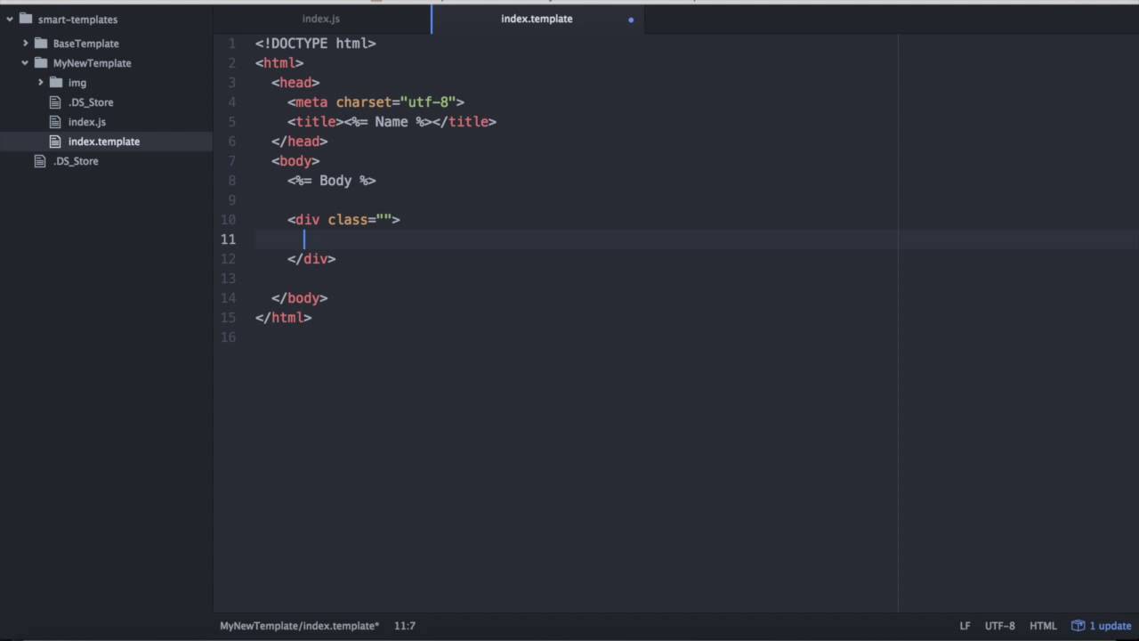 atom smart template creation