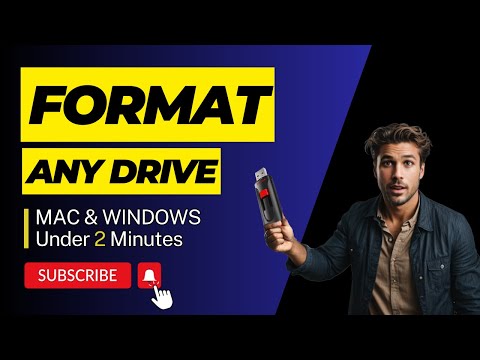 Format USB on Mac or Windows